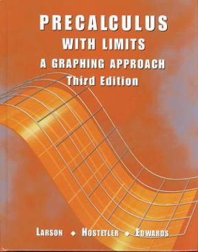 Precalculus with Limits: A Graphing Approach A Graphing Approach | Buy ...