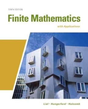 Finite Mathematics with Applications 10th edition | Rent 9780321645548 ...