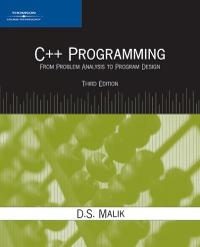 C++ Programming 3rd Edition Textbook Solutions | Chegg.com