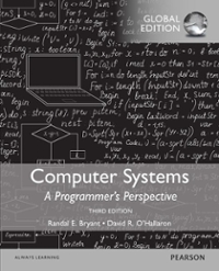Computer Systems: A Programmer's Perspective, Global Edition 3rd ...