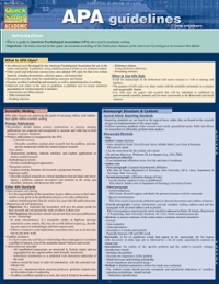 APA Guidelines - 7th Edition a QuickStudy Digital Reference Guide ...