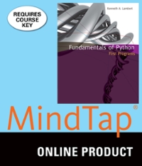 MindTap Computer Science for Lambert's Fundamentals of Python: First ...